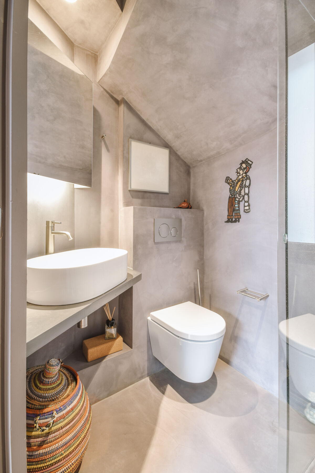 Microcement over Tile | Kitchen Backsplash, Floor and Bathroom