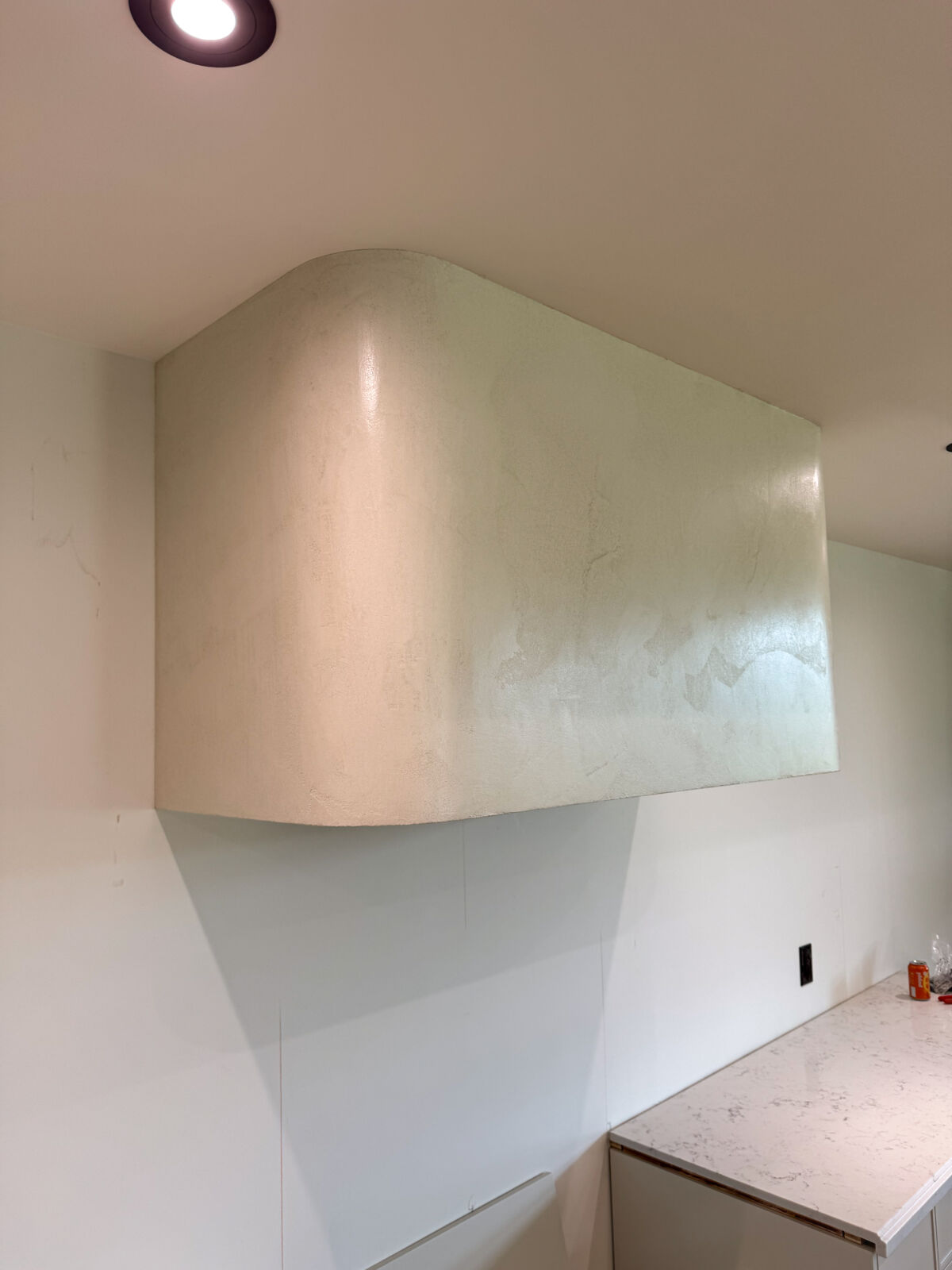 Venetian Plaster Range Hood Toronto | Custom Hood Finishes