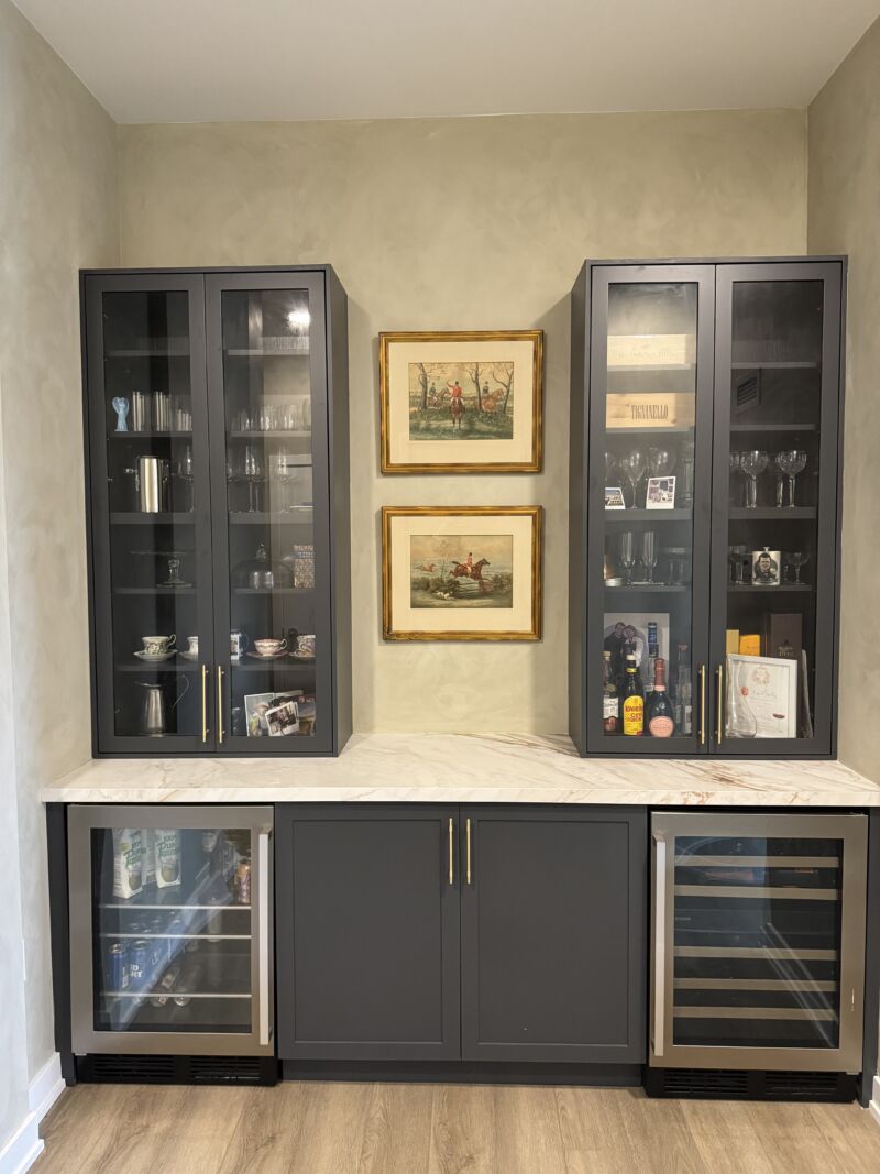 Sage Green Limewash Living Room | Toronto Lime Wash Painting